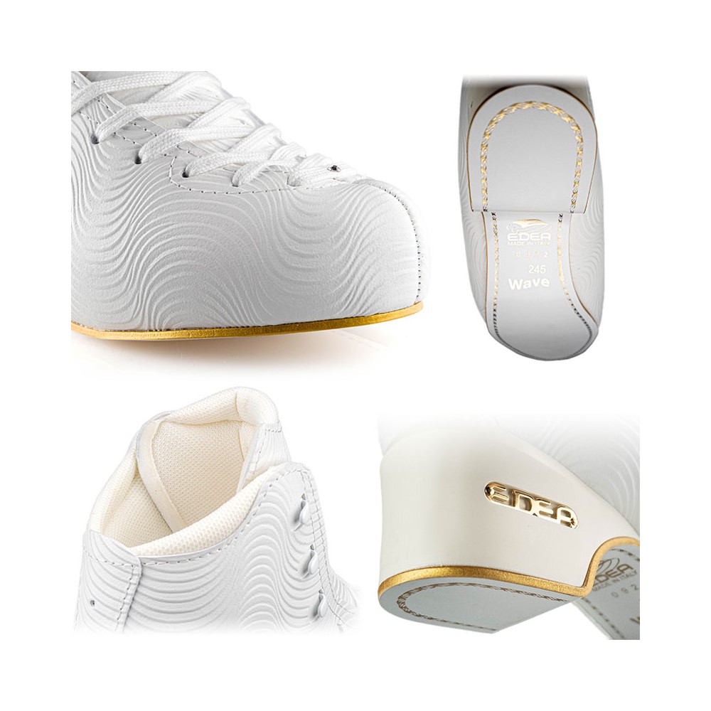 Patins EDEA Wave blanc lames Balancè - Le Vestiaire Pointure EU - EDEA RISPORT 27-47 / mm 34.5 ...