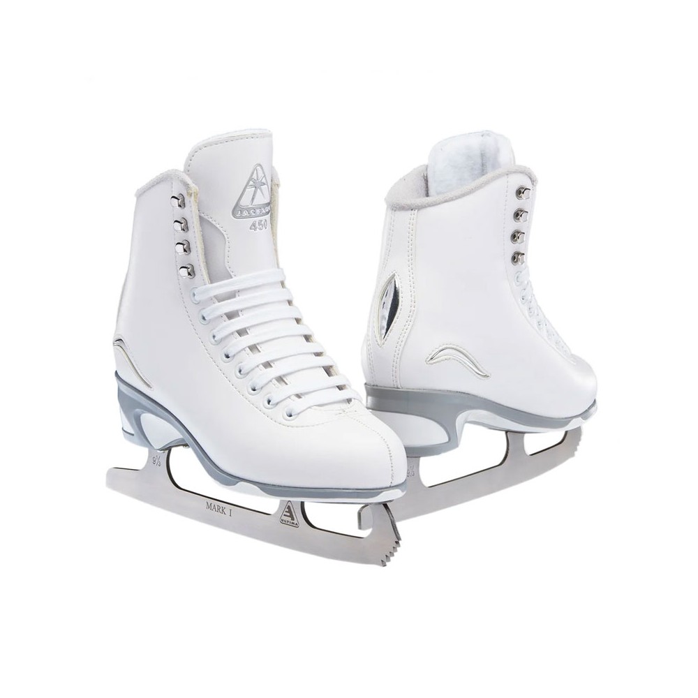 Patins JACKSON 450 blanc enfant - Le Vestaire Pointure Fille JACKSON Y8 ...